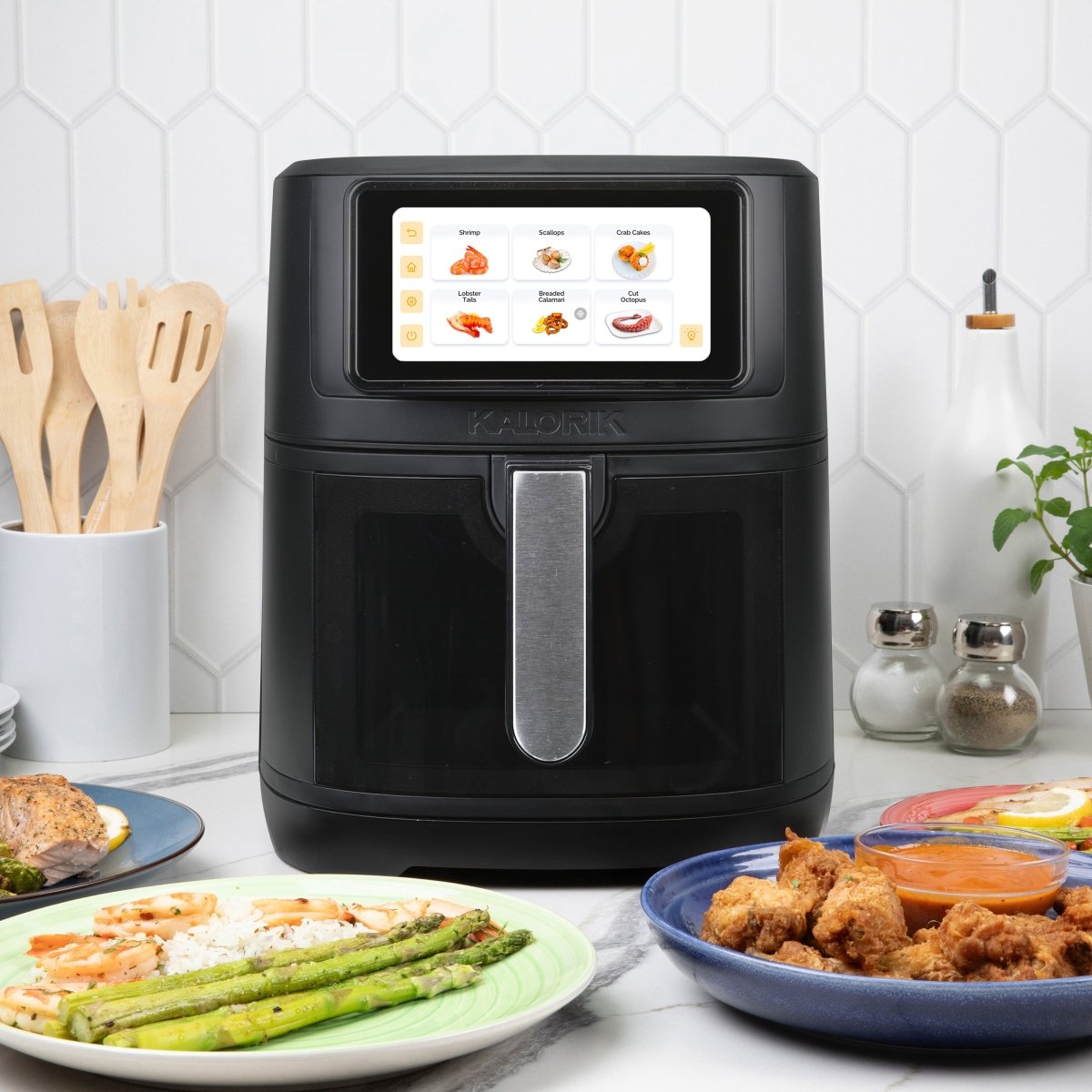 Kalorik VIVID TOUCH 7 Quart High-Resolution Touchscreen Air Fryer with
