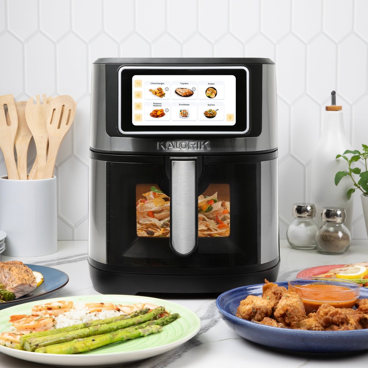 Kalorik VIVID TOUCH 7 Quart High-Resolution Touchscreen Air Fryer with
