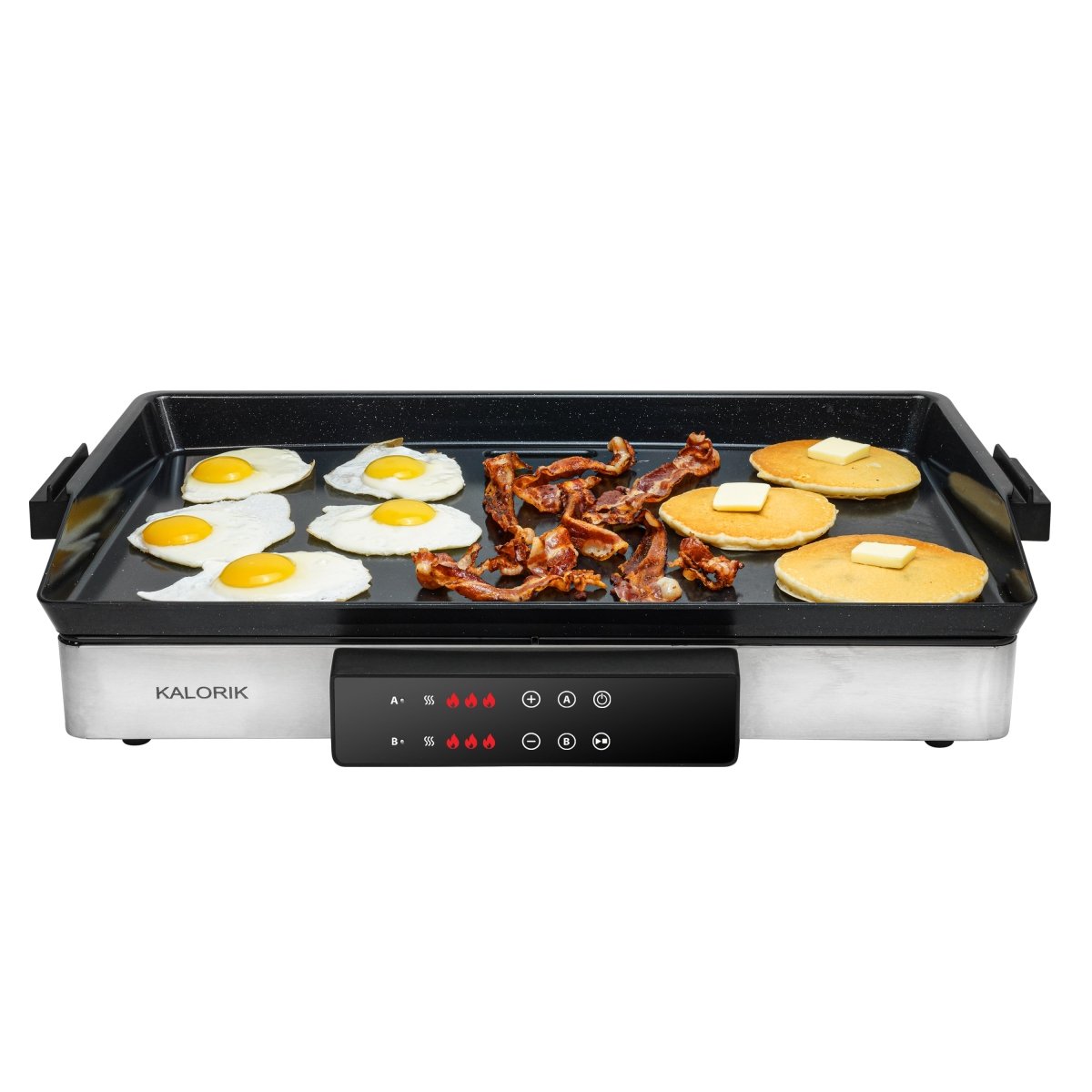 Kalorik MAXX 2-in-1 Electric Griddle & Double Cooktop